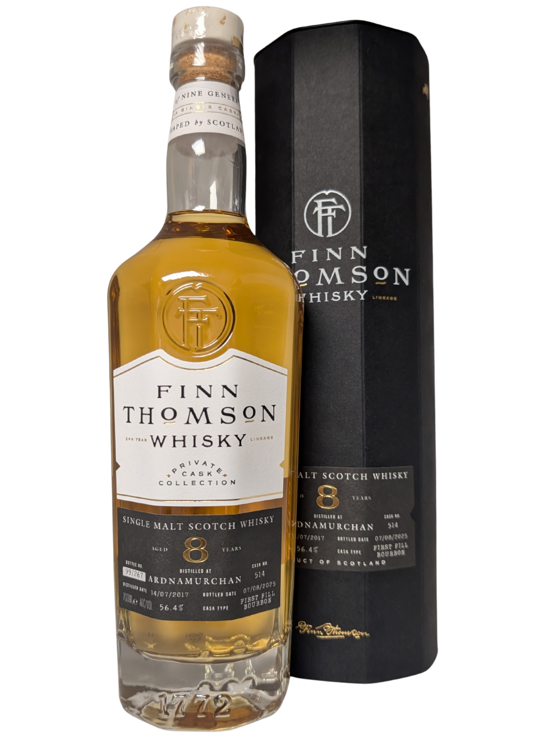 Finn Thomson Ardnamurchan 8 Year Old 70cl — Inverurie Whisky Shop