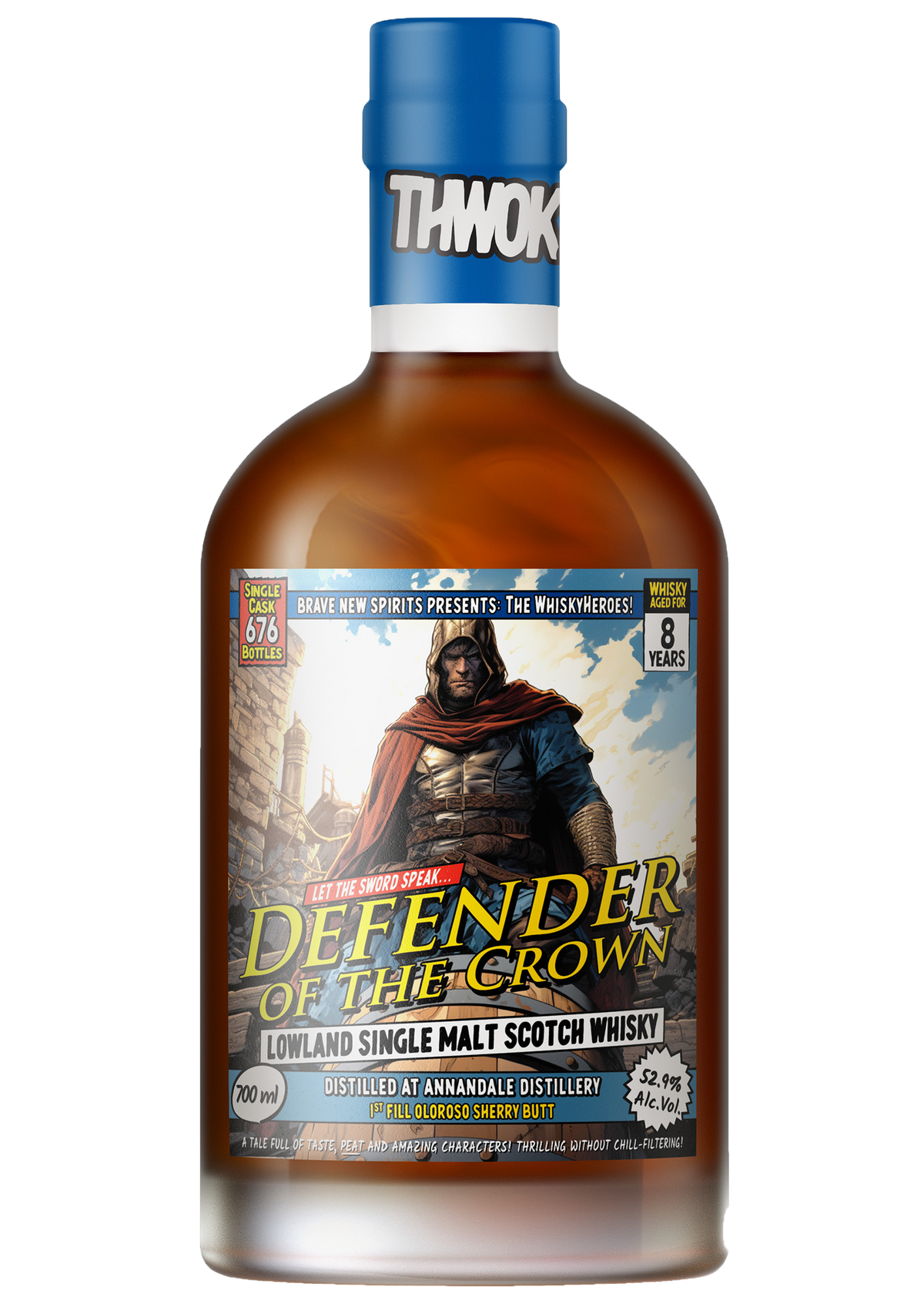 Brave New Spirits Defender of the Crown Annandale 8 Year Old 70cl ...