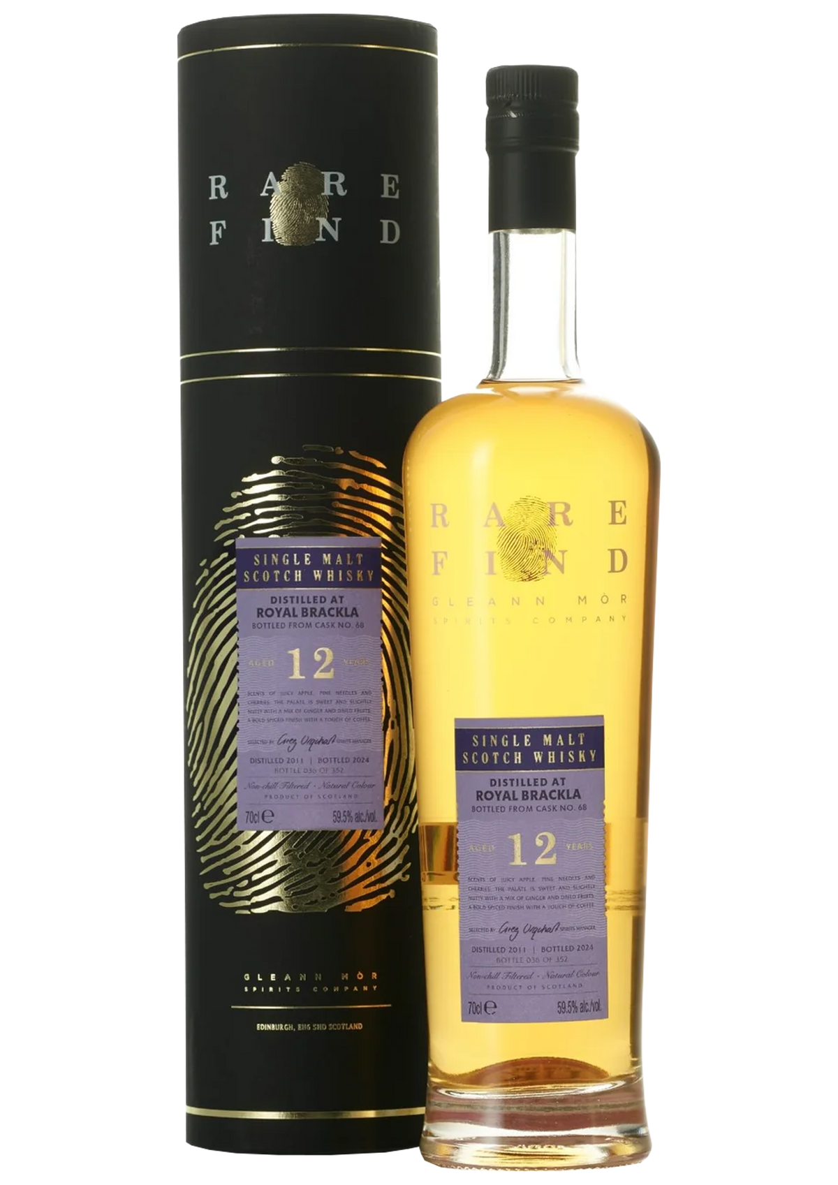 Gleann Mor A Rare Find Royal Brackla 12 Year Old 70cl - Inverurie ...
