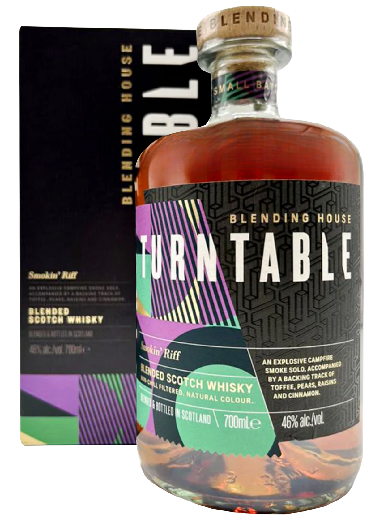 Turntable Spirits Smokin' Riff 70cl — Inverurie Whisky Shop