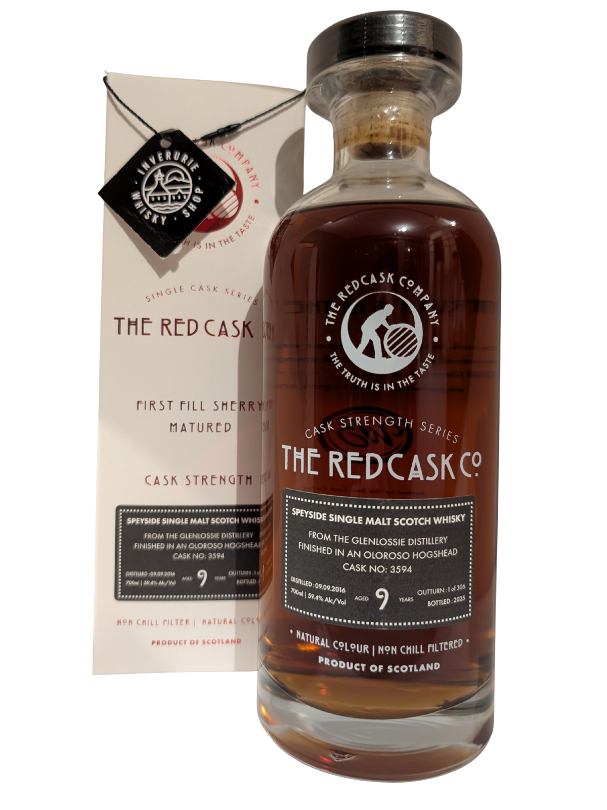 Red Cask Co. Glenlossie 9 Year Old First Fill Oloroso 70cl — Inverurie ...