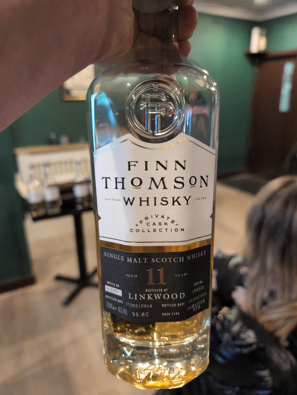 Finn Thomson Linkwood 11 Year Old 70cl - Inverurie Whisky Shop