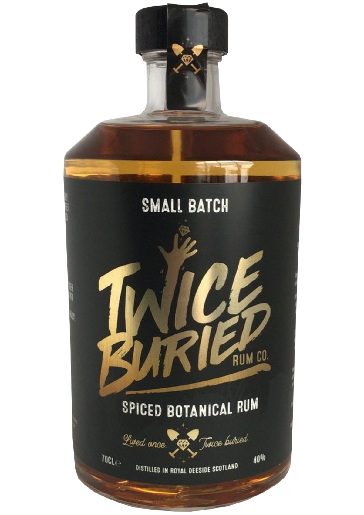 Twice Buried Spiced Botanical Rum 70cl — Inverurie Whisky Shop